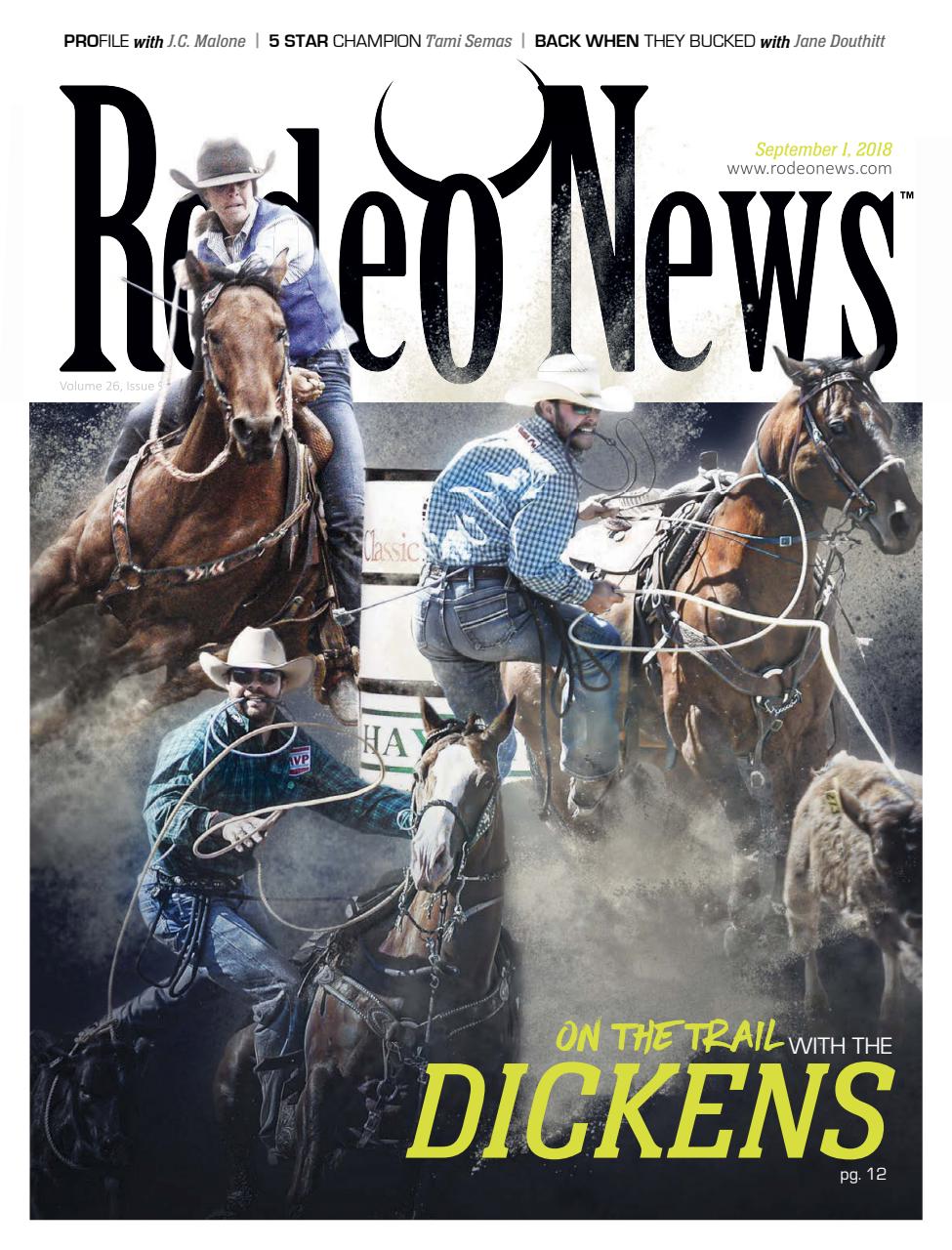 Rodeo Life Magazine - RN September 1st, 2018 Back Issue