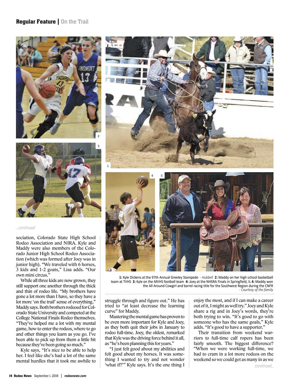 Rodeo Life Magazine - RN September 1st, 2018 Back Issue