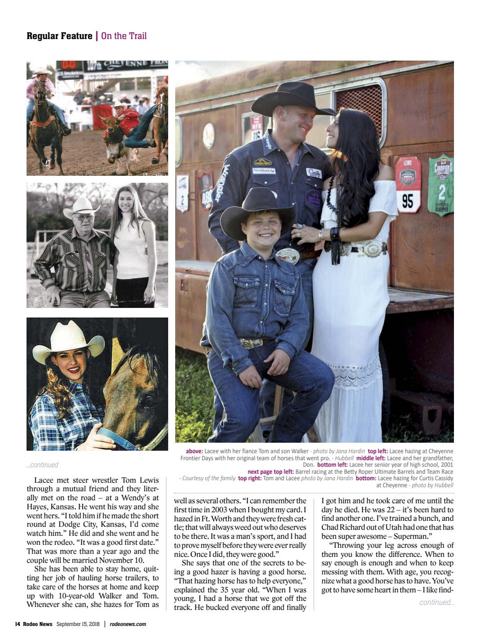 Rodeo Life Magazine - RN September 15th, 2018 Back Issue
