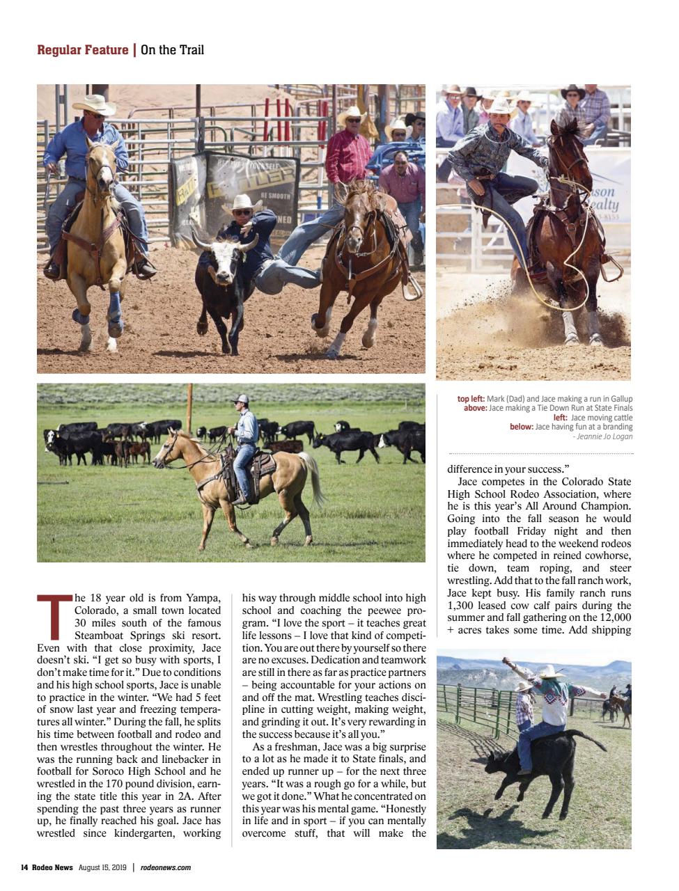 Rodeo Life Magazine - RN August 15th, 2019 Back Issue