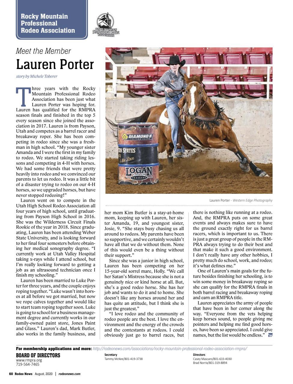 Rodeo Life Magazine - RN August 2020 Edição anterior