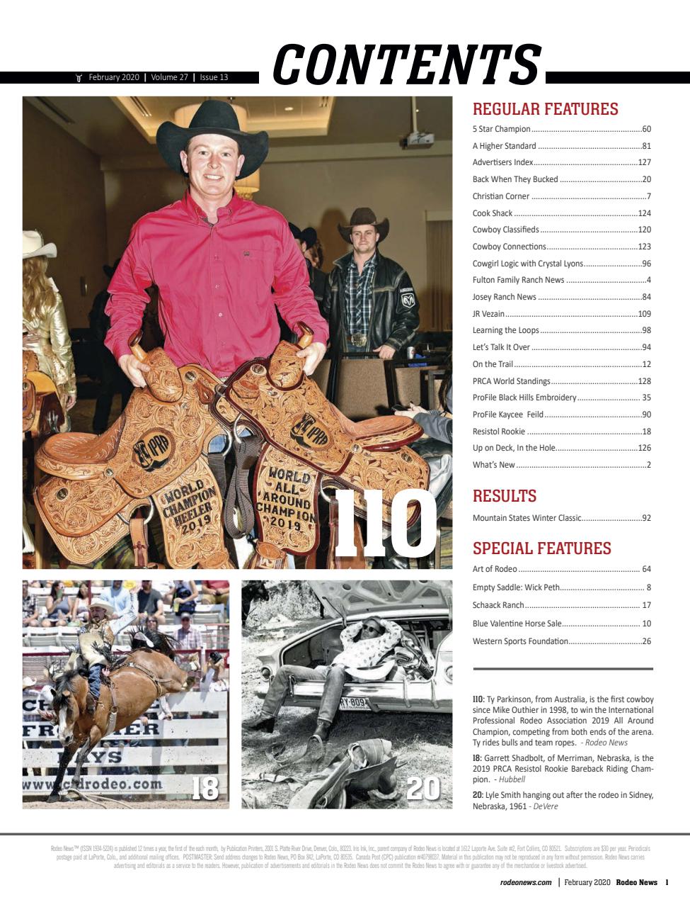 Rodeo Life Magazine - RN February 2020 Edición anterior