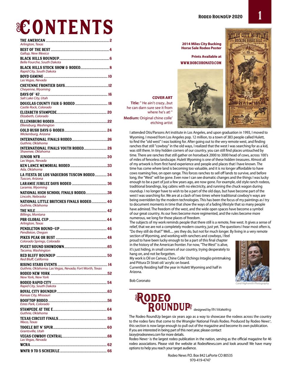 Rodeo Life Magazine - Rodeo RoundUp 2020 Edición anterior