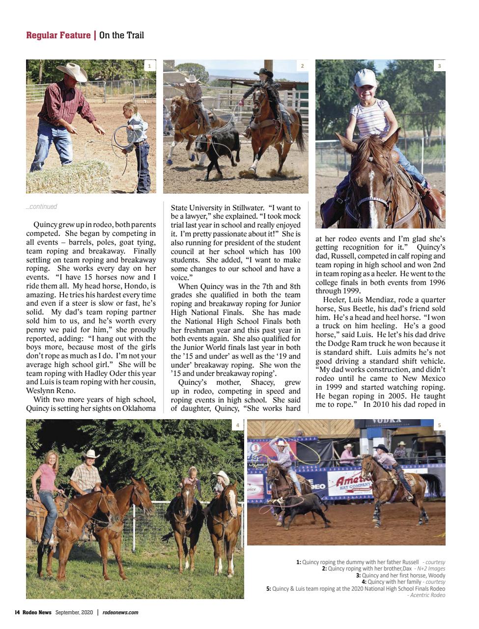 Rodeo Life Magazine - RN September 2020 Back Issue