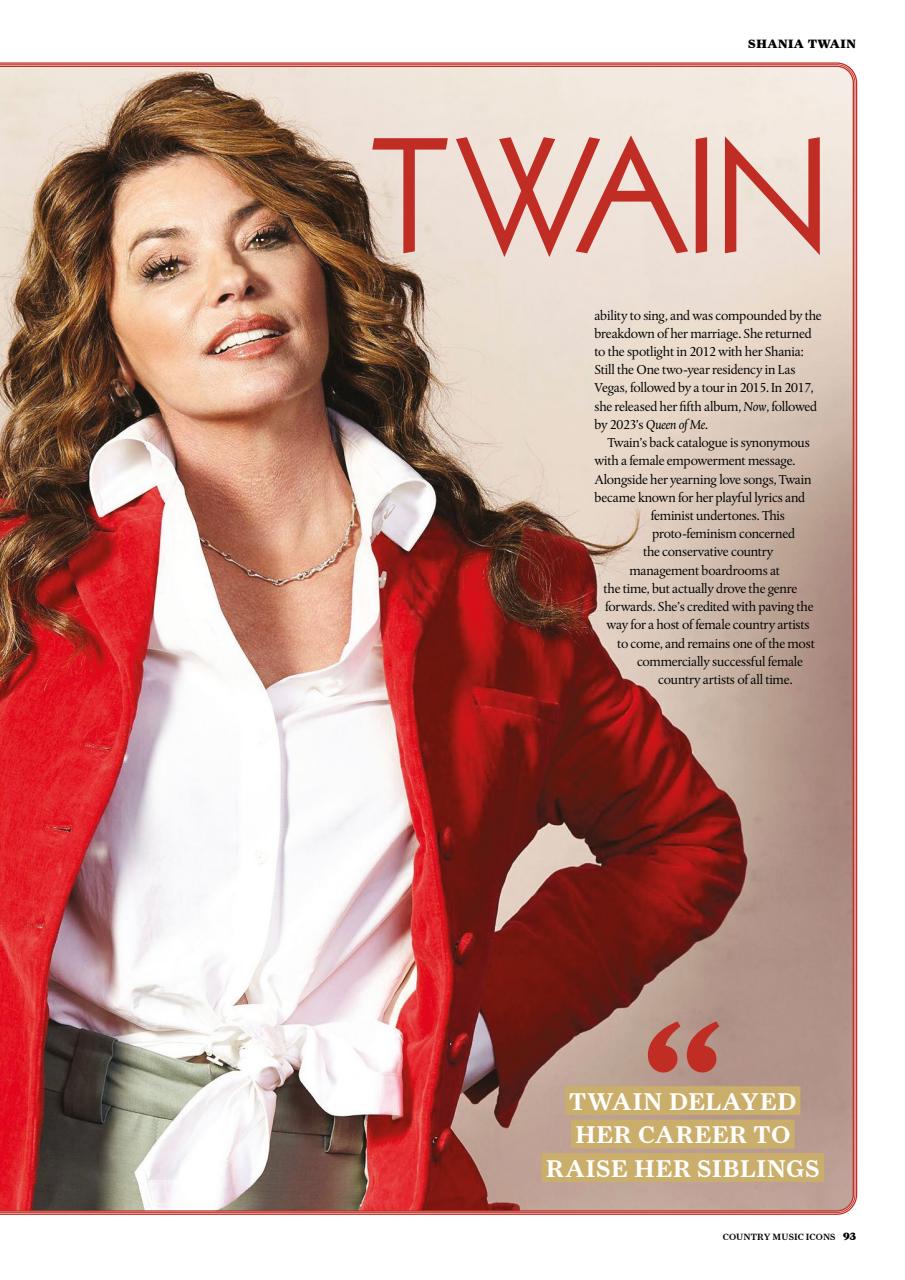 Music Magazine - Country Music Icons First Edition Back Issue