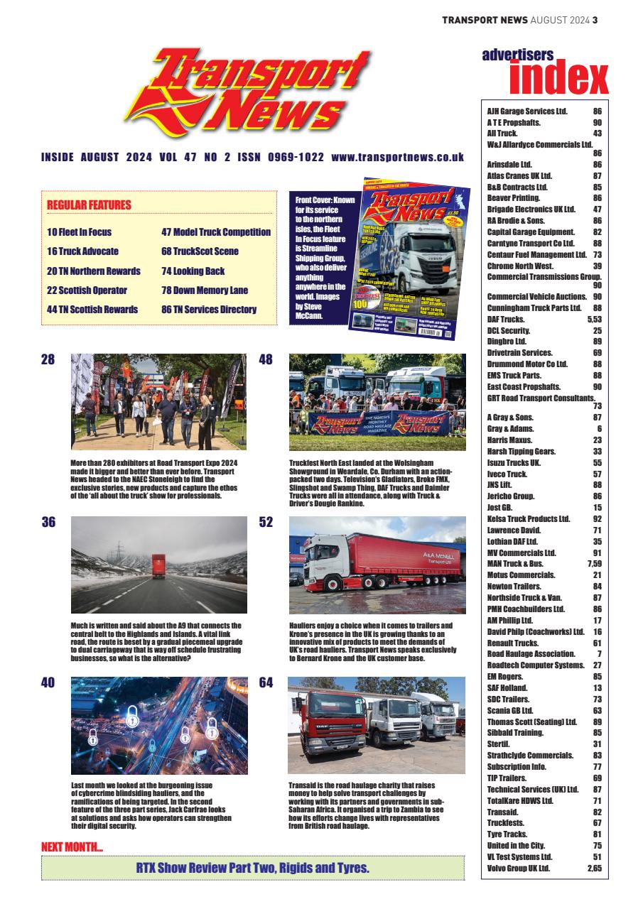 Transport News Magazine Subscriptions and Transport News August 2024 Issue