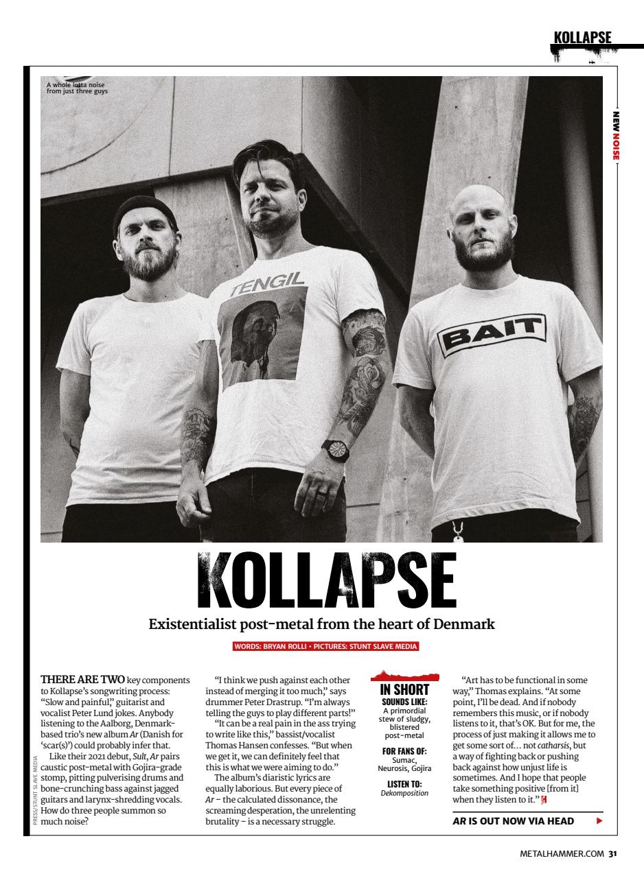 Metal Hammer Magazine - Issue 390 Edición anterior