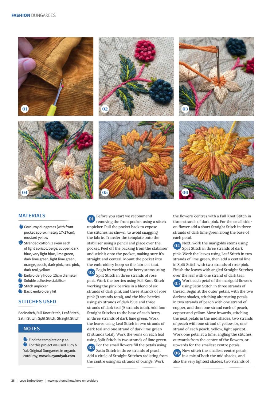 Love Embroidery Magazine Subscriptions and 56 Issue