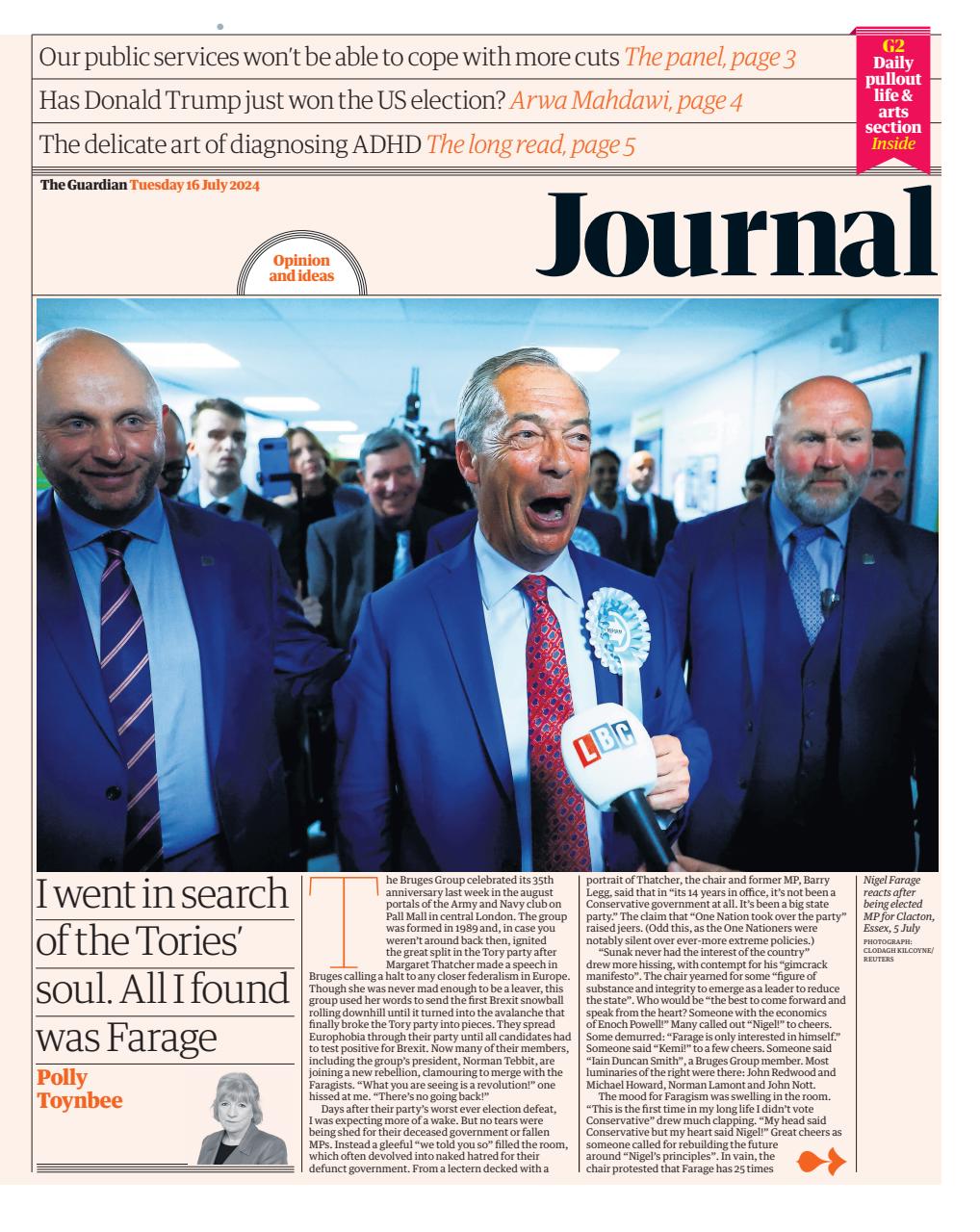 The Guardian Newspaper - Tuesday, July 16, 2024 Back Issue