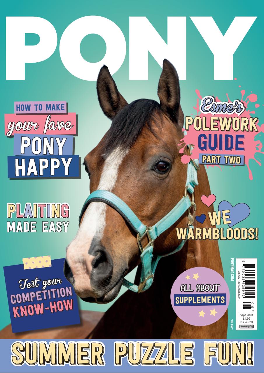 Pony Magazine - PONY Magazine – September 2024 Back Issue