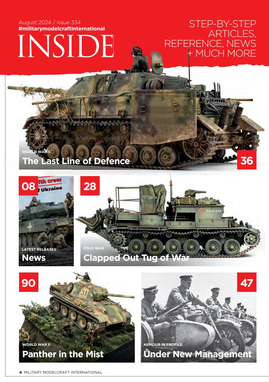 Military Modelcraft International Magazine - August 2024 Back Issue