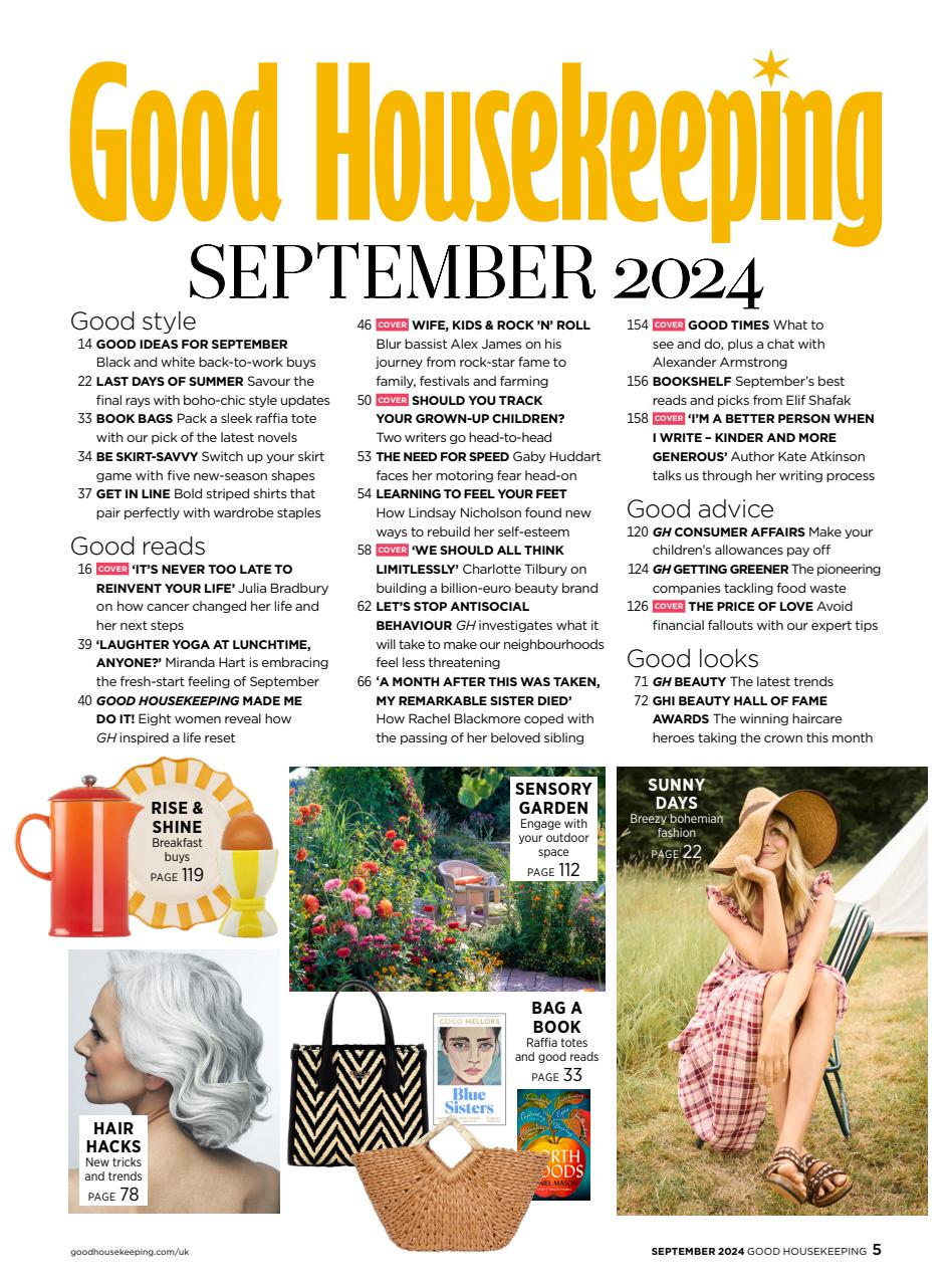 Good Housekeeping Magazine - Sep-24 Back Issue
