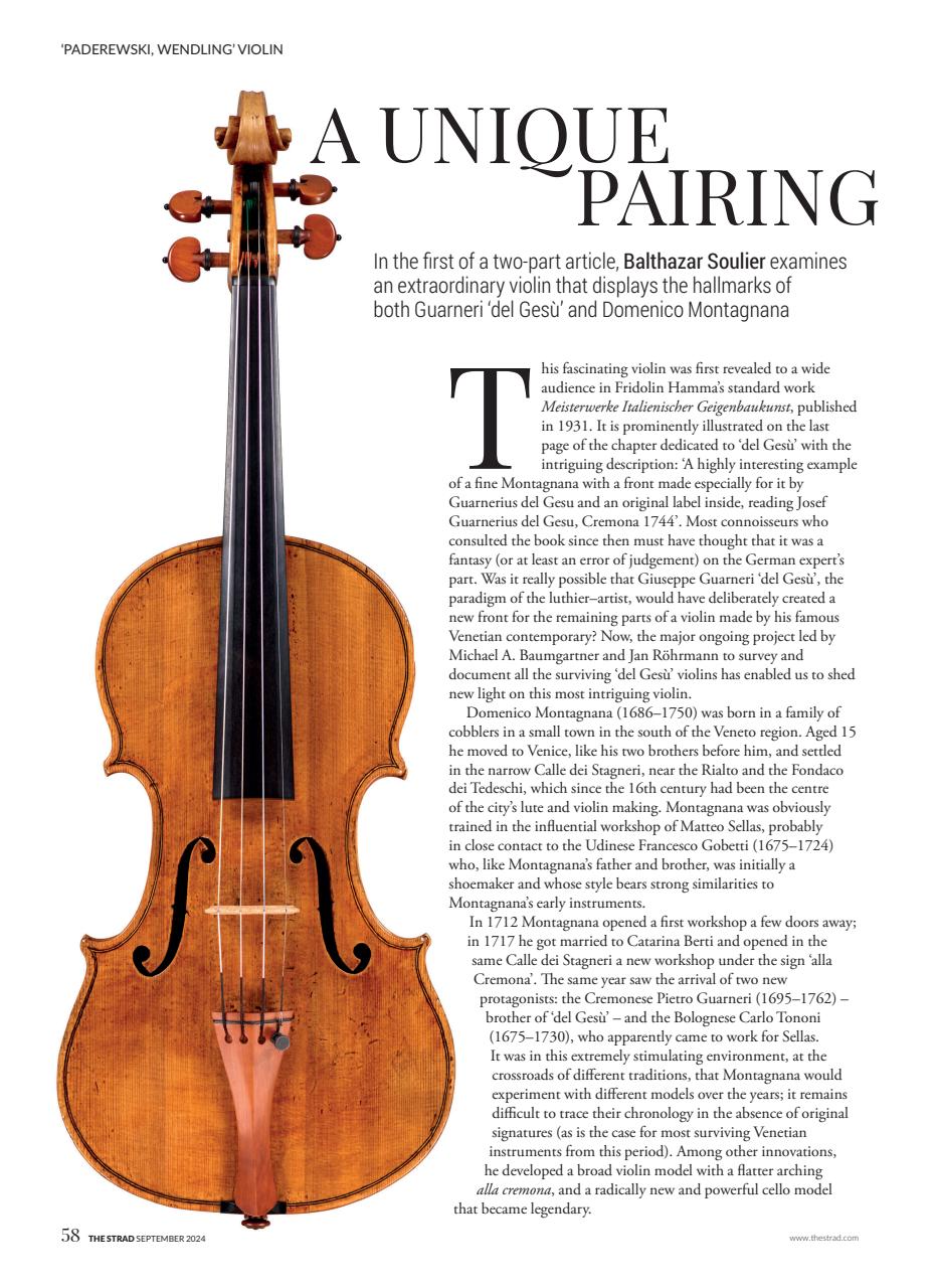 The Strad Magazine - September 2024 Back Issue