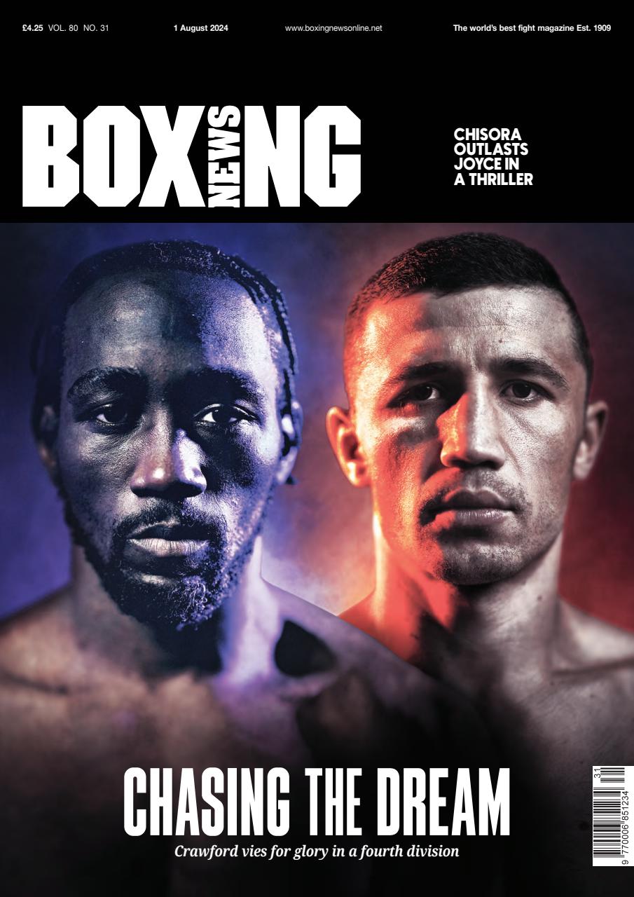 Boxing News Magazine Subscriptions and 1-Aug 2024 Issue