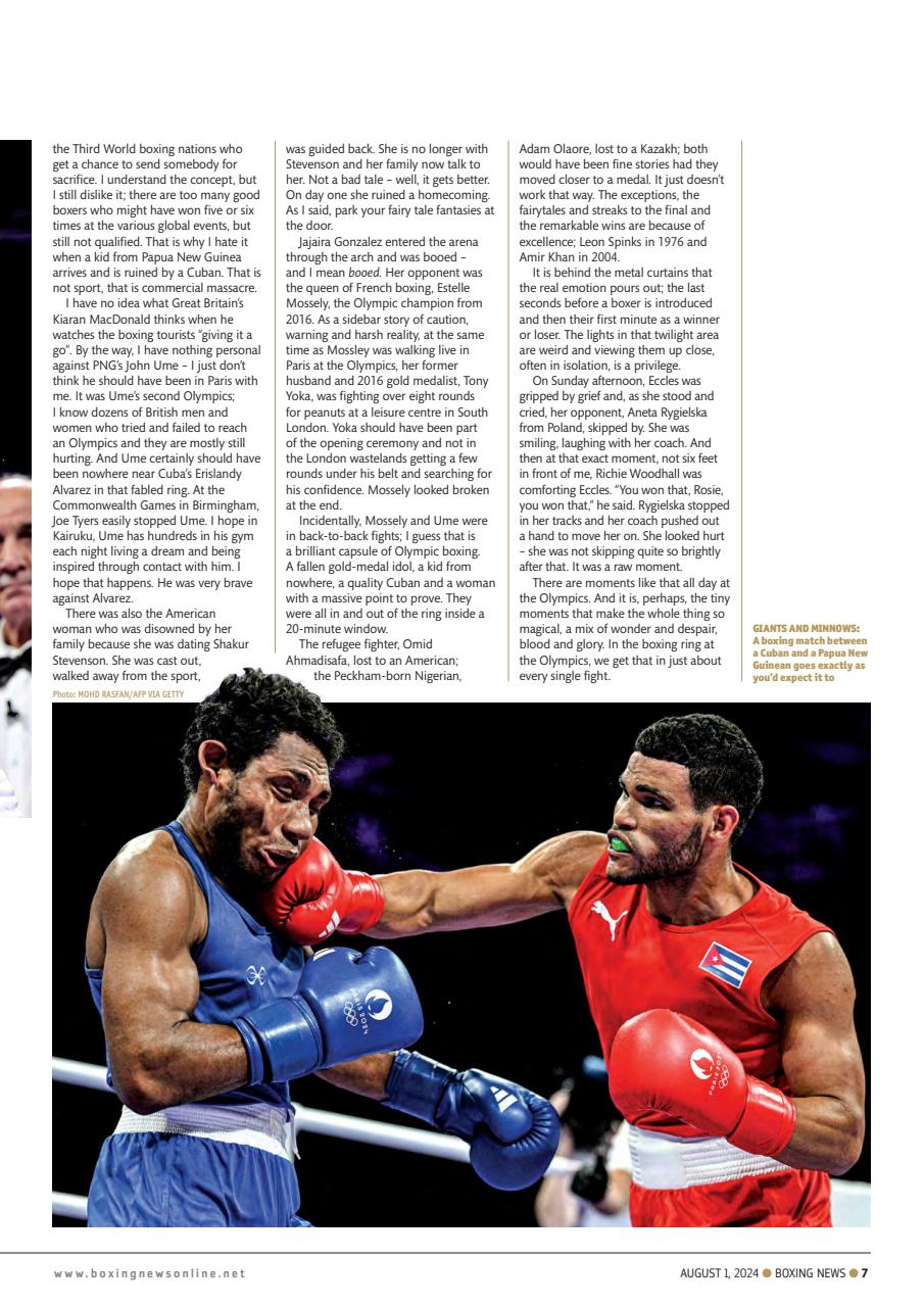 Boxing News Magazine Subscriptions and 1-Aug 2024 Issue