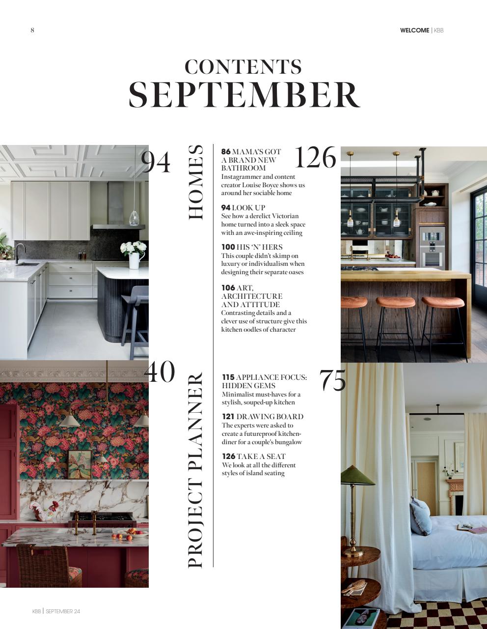 Kitchens Bedrooms & Bathrooms magazine - Sept 2024 Back Issue