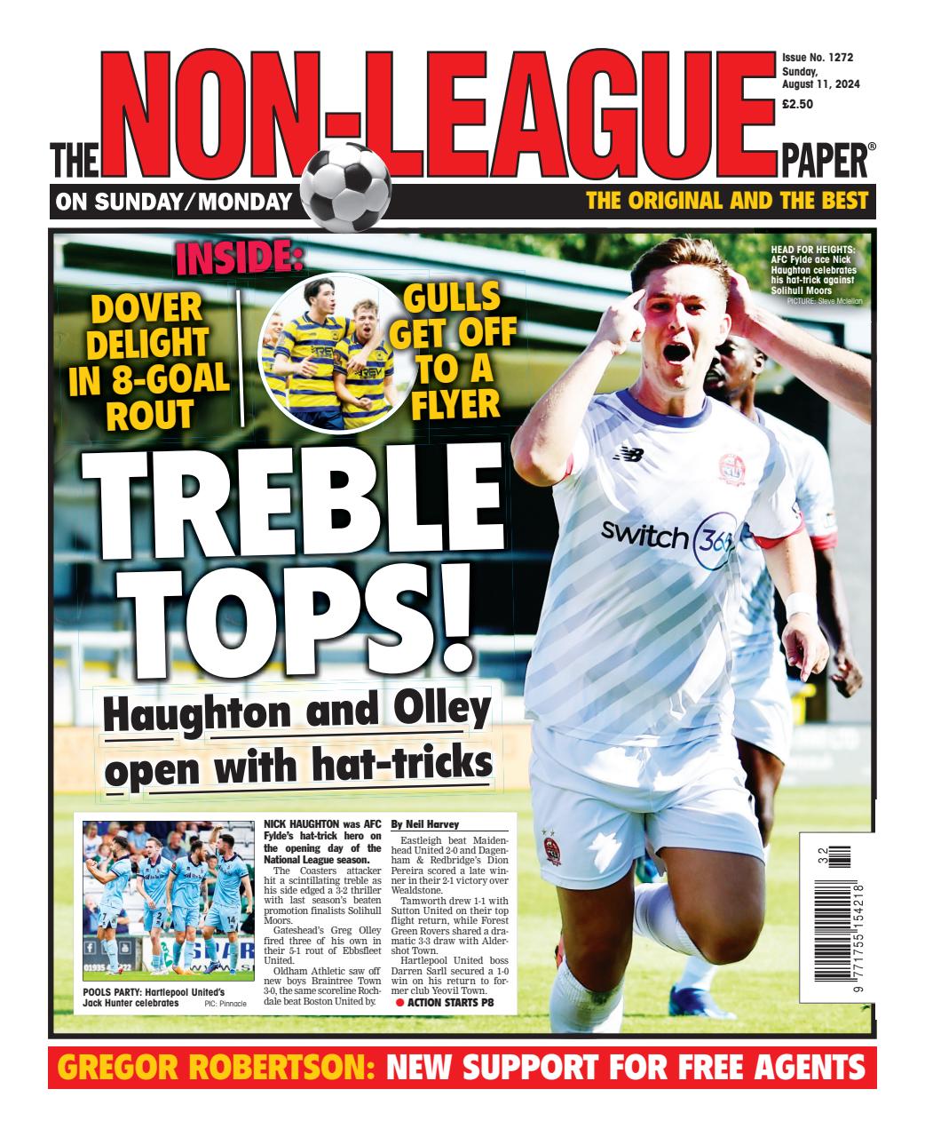 The Non-League Football Paper Magazine - 11th August 2024 Back Issue