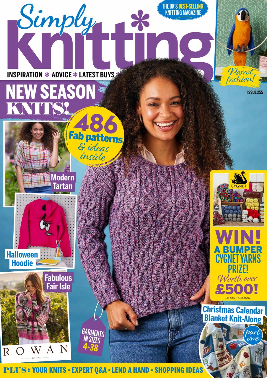 Simply Knitting Magazine Subscriptions and October 2024 Issue