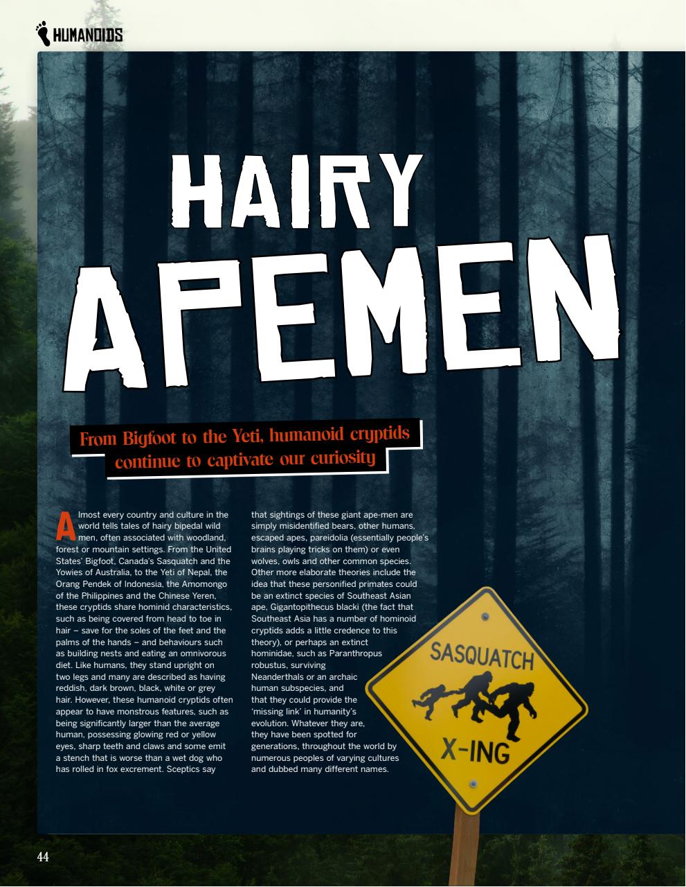 About History Bookazine - All About History Guide to Cryptids First Edition Back Issue