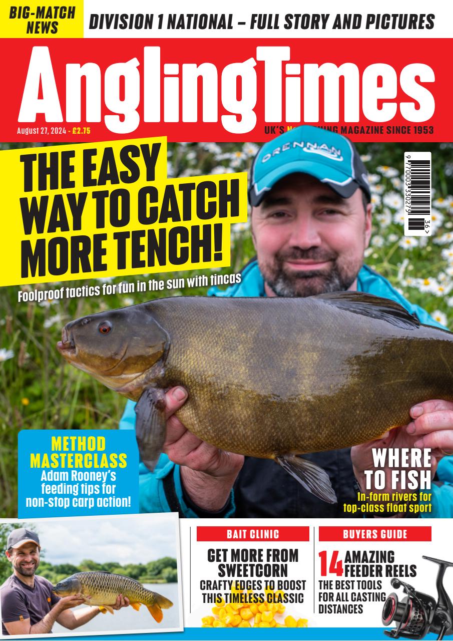 Angling Times Magazine Subscriptions and 27-Aug-2024 Issue