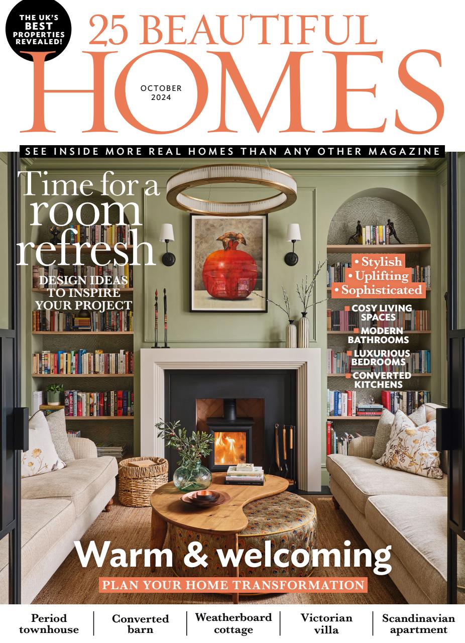 25 Beautiful Homes Magazine Subscriptions and October 2024 Issue