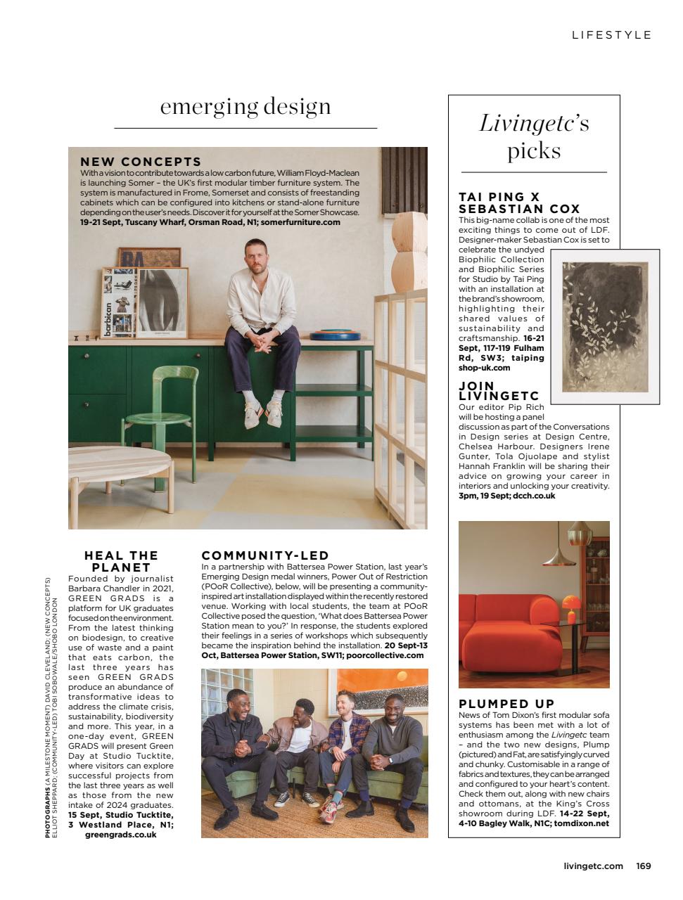 Living Etc Magazine Subscriptions and October 2024 Issue