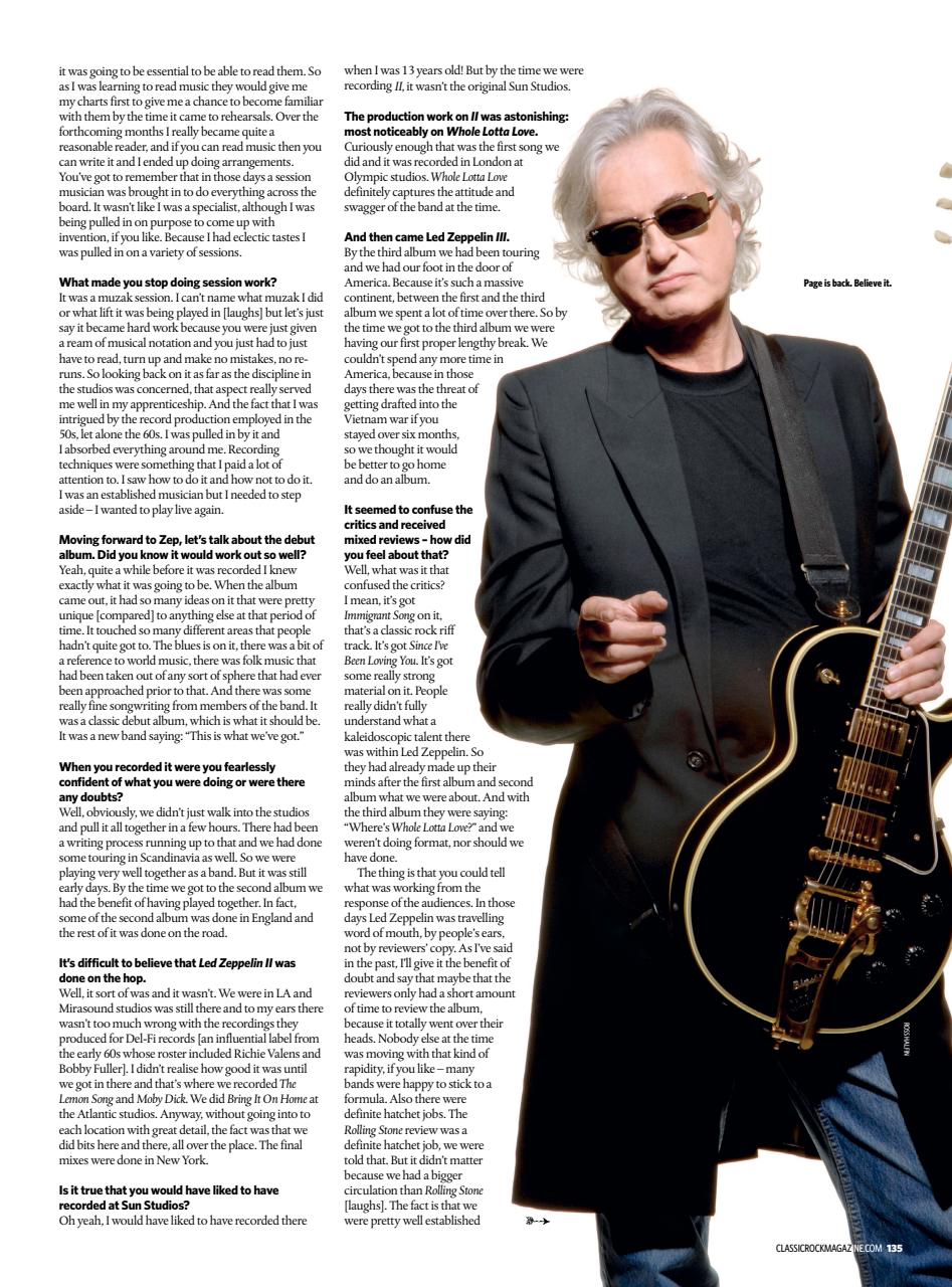 Music Magazine - Classic Rock Special: Led Zeppelin Eighth Edition Back ...
