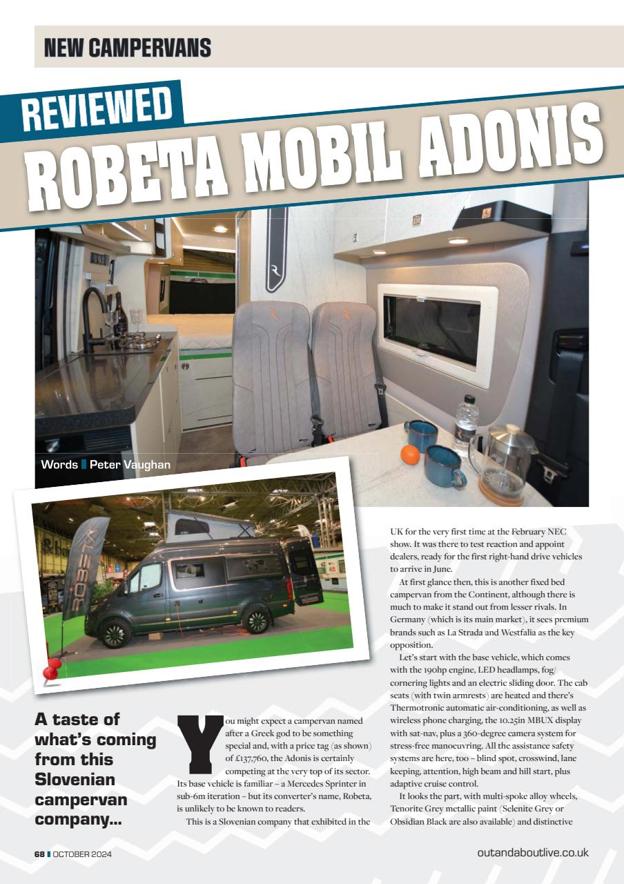 Campervan Magazine Subscriptions and Oct-24 Issue