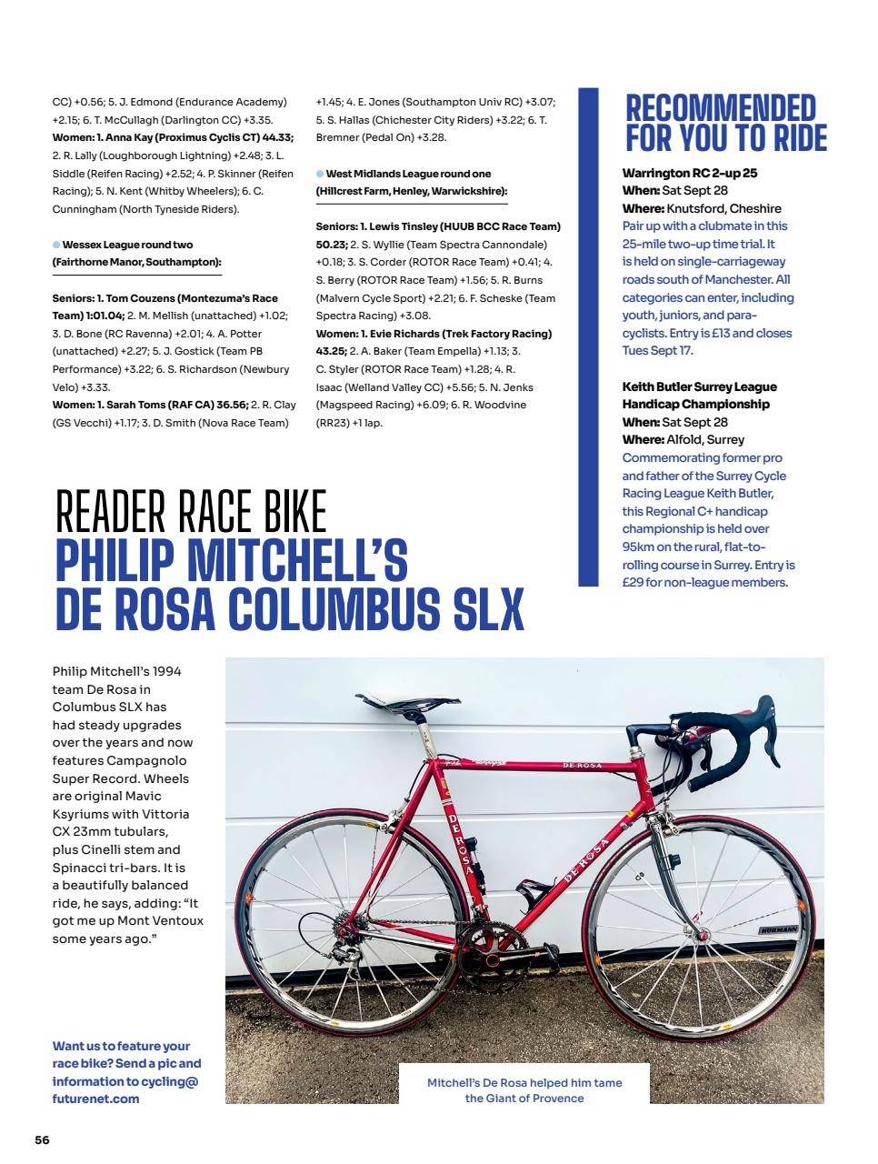 Cycling Weekly Magazine - 12 Sep 2024 Back Issue