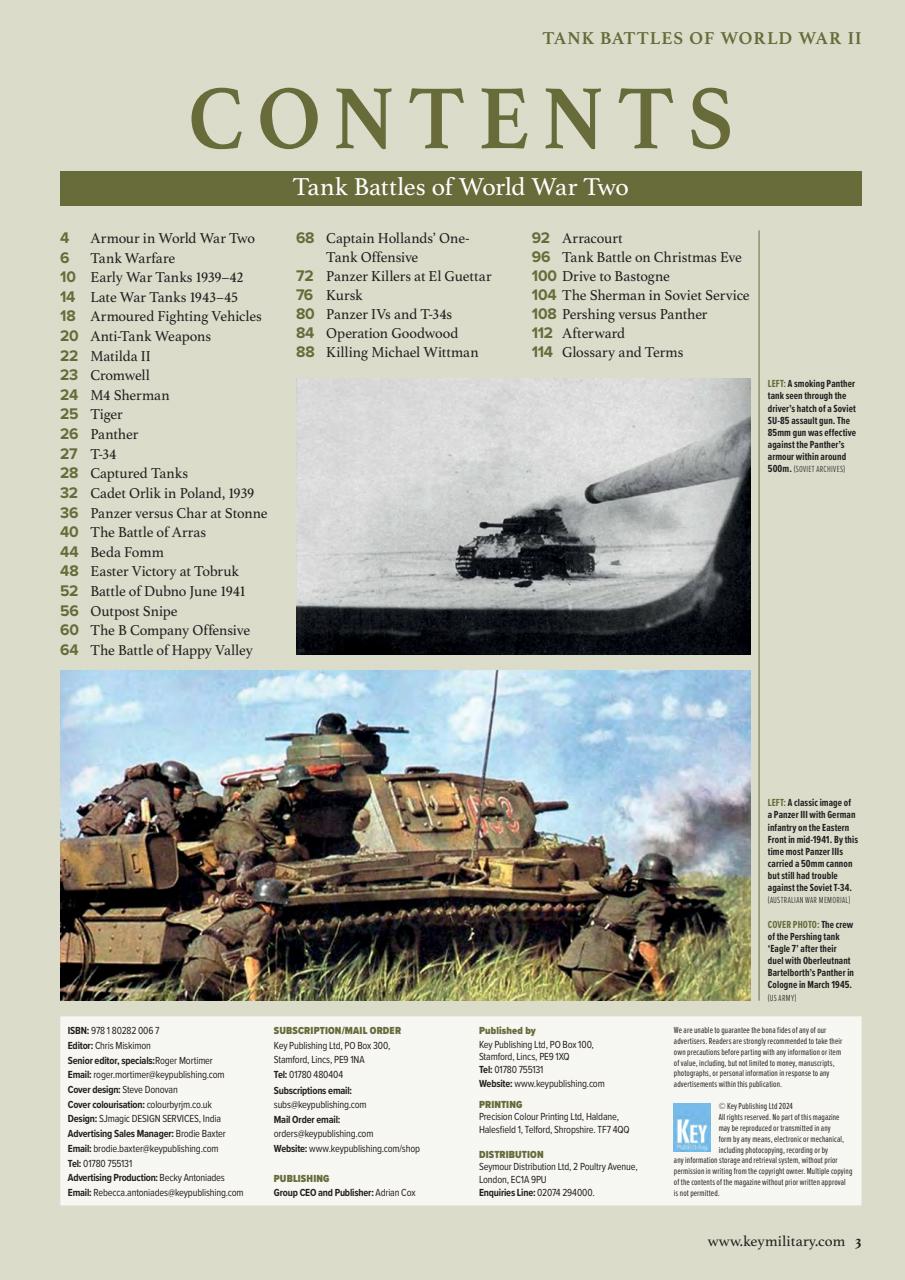 Britain at War Magazine - Tank Battles of World War Two Special Issue