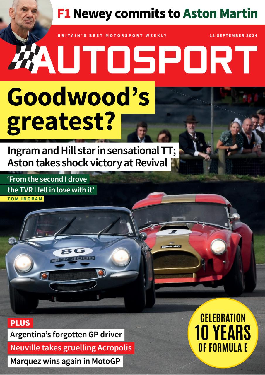 Autosport Magazine Subscriptions and 12 Sep 2024 Issue