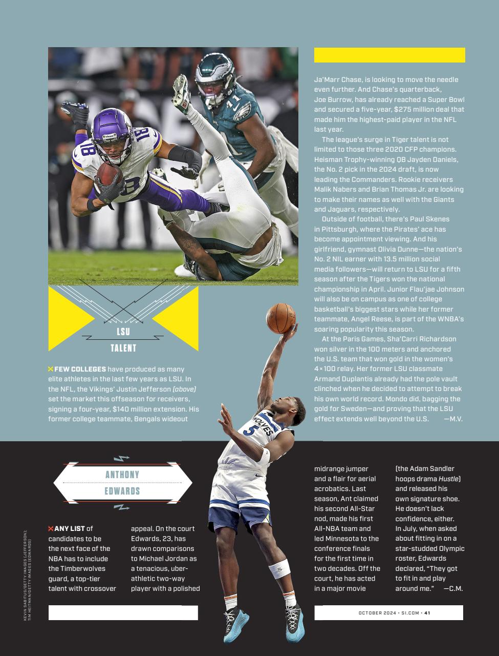 Sports Illustrated Magazine Subscriptions and October 2024 Issue