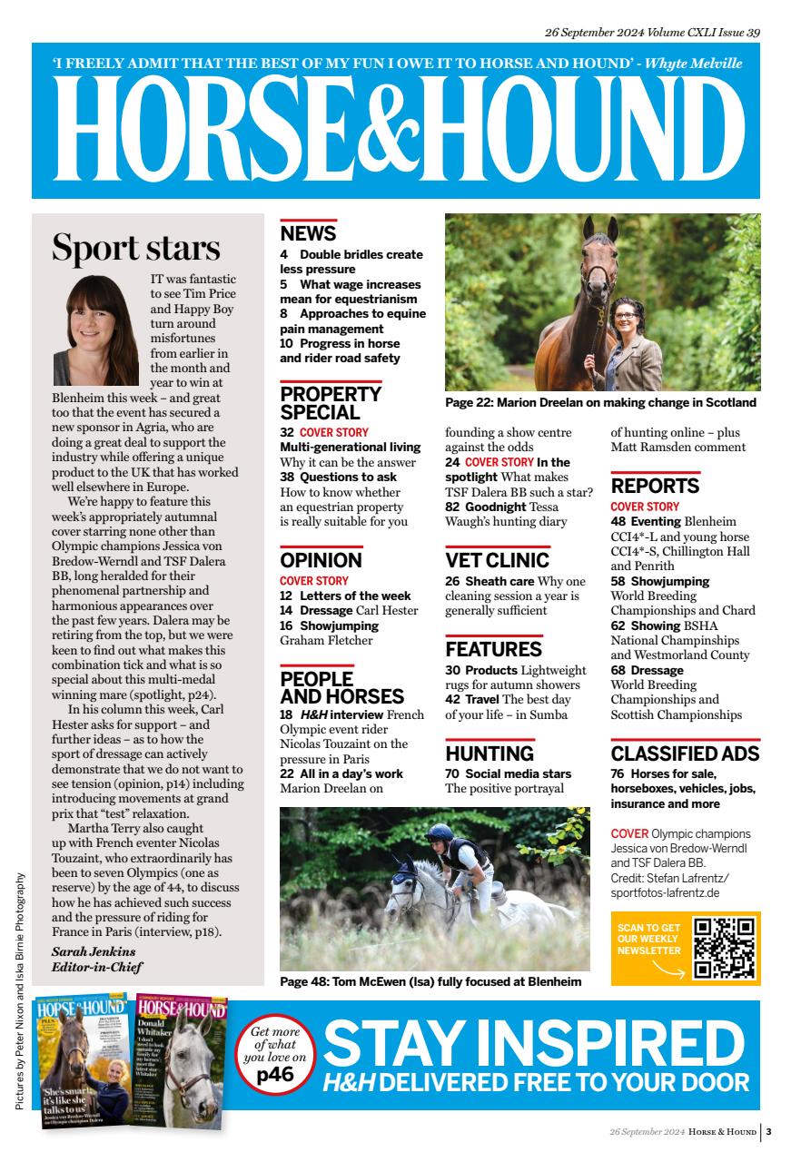 Horse & Hound Magazine - 26 September 2024 Back Issue
