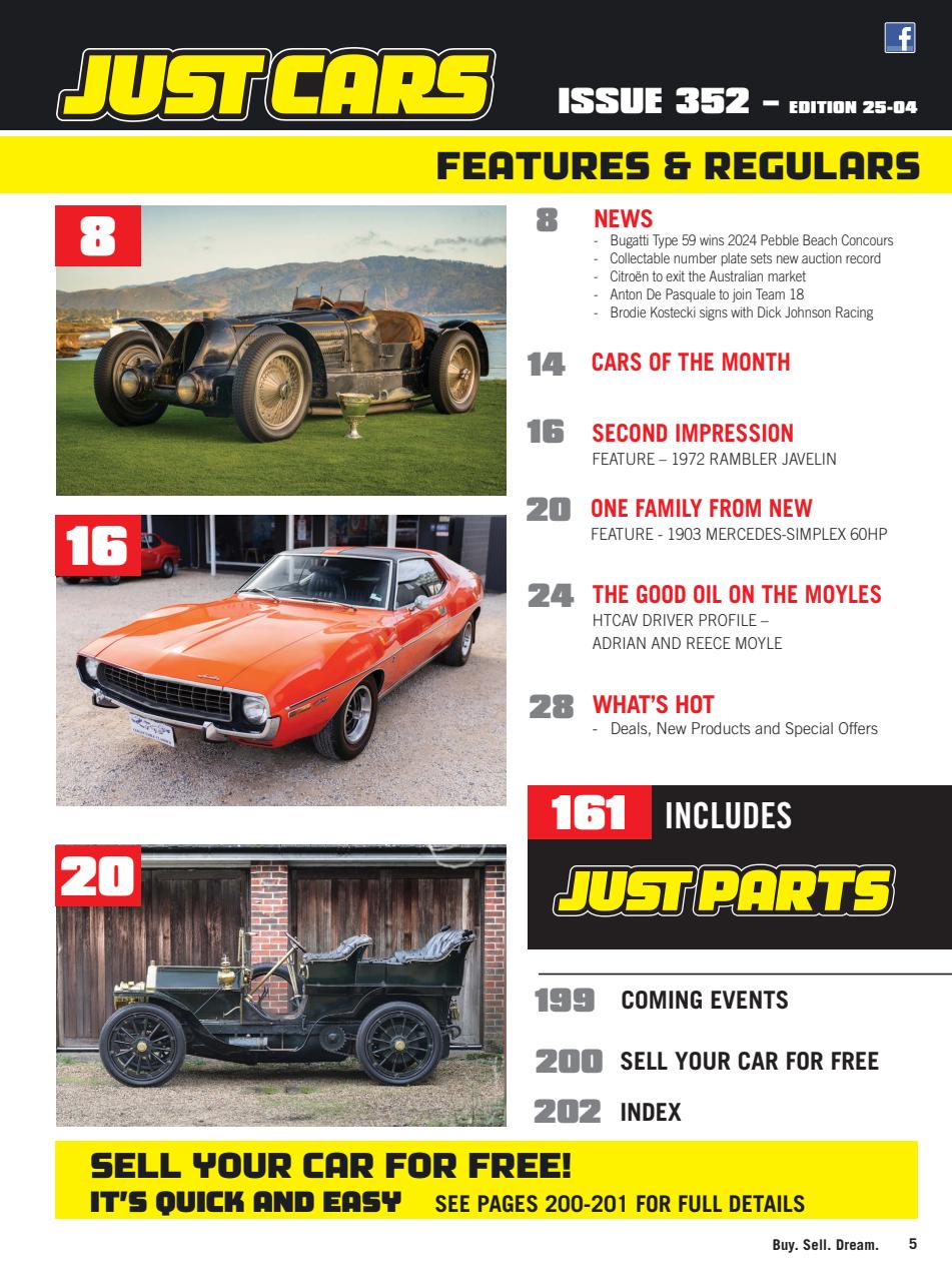 JUST CARS Magazine Subscriptions and 24_OCT Issue