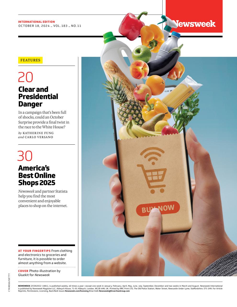 Newsweek International Magazine - October 18, 2024 Retour à l'édition précédente