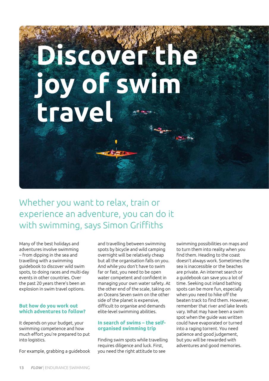 Outdoor Swimmer Magazine - FLOW Endurance Swimming Special Issue