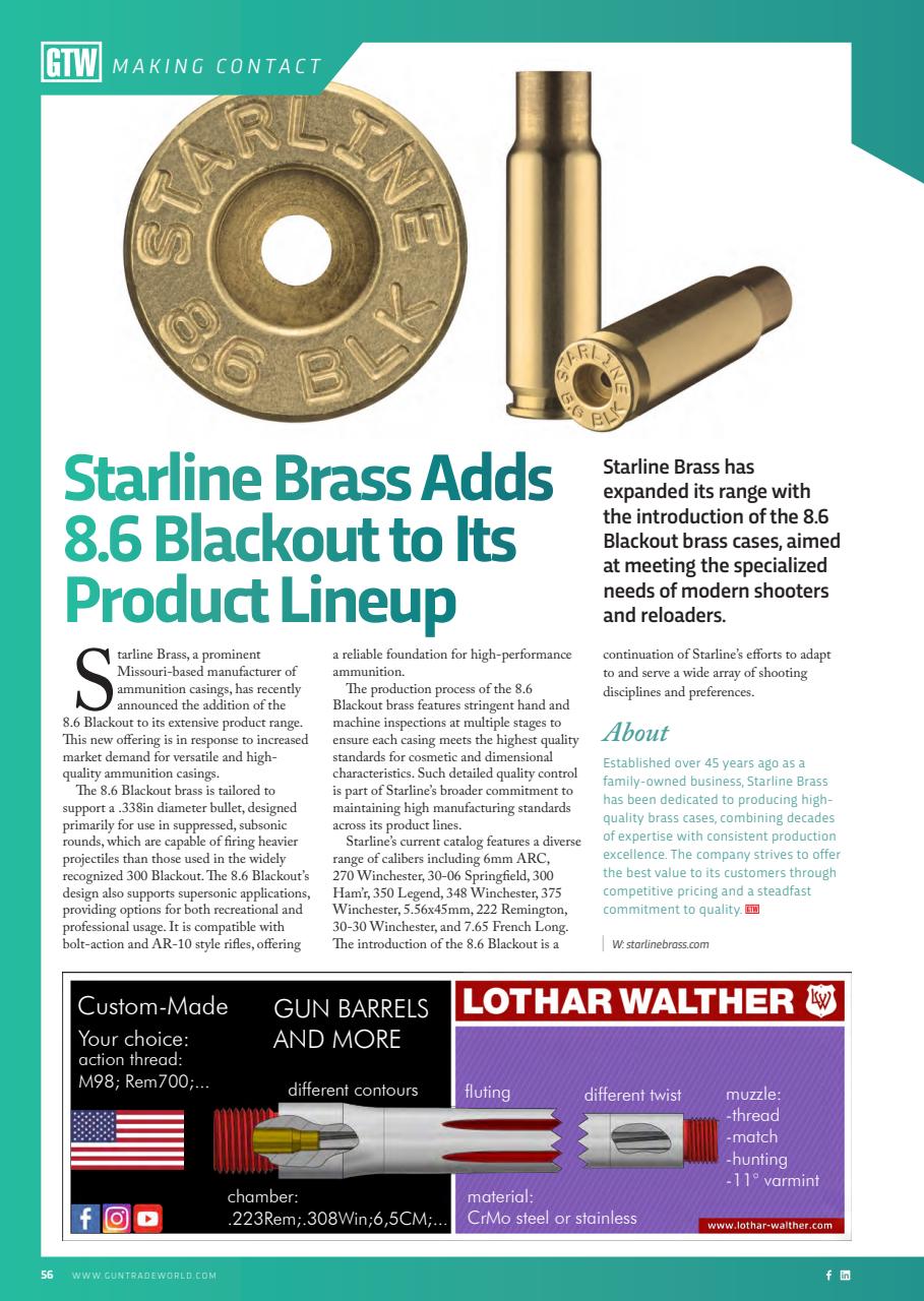 Gun Trade World Magazine - November 2024 Back Issue