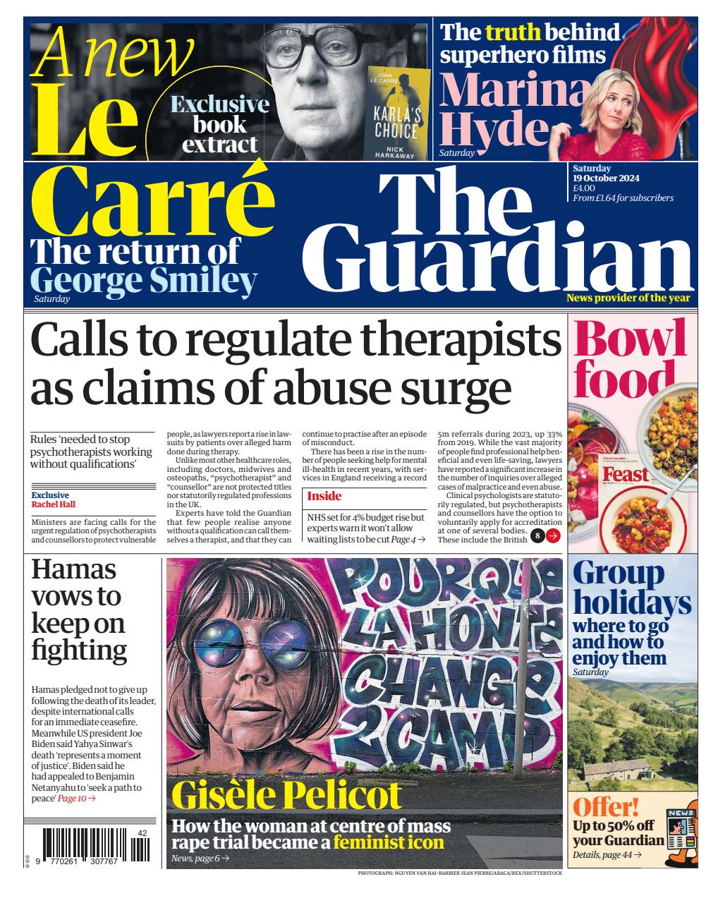 The Guardian Newspaper - Saturday, 19 October 2024 Back Issue