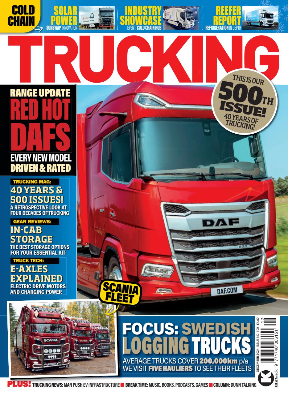 Trucking Magazine - Dec-24 No.500 Back Issue