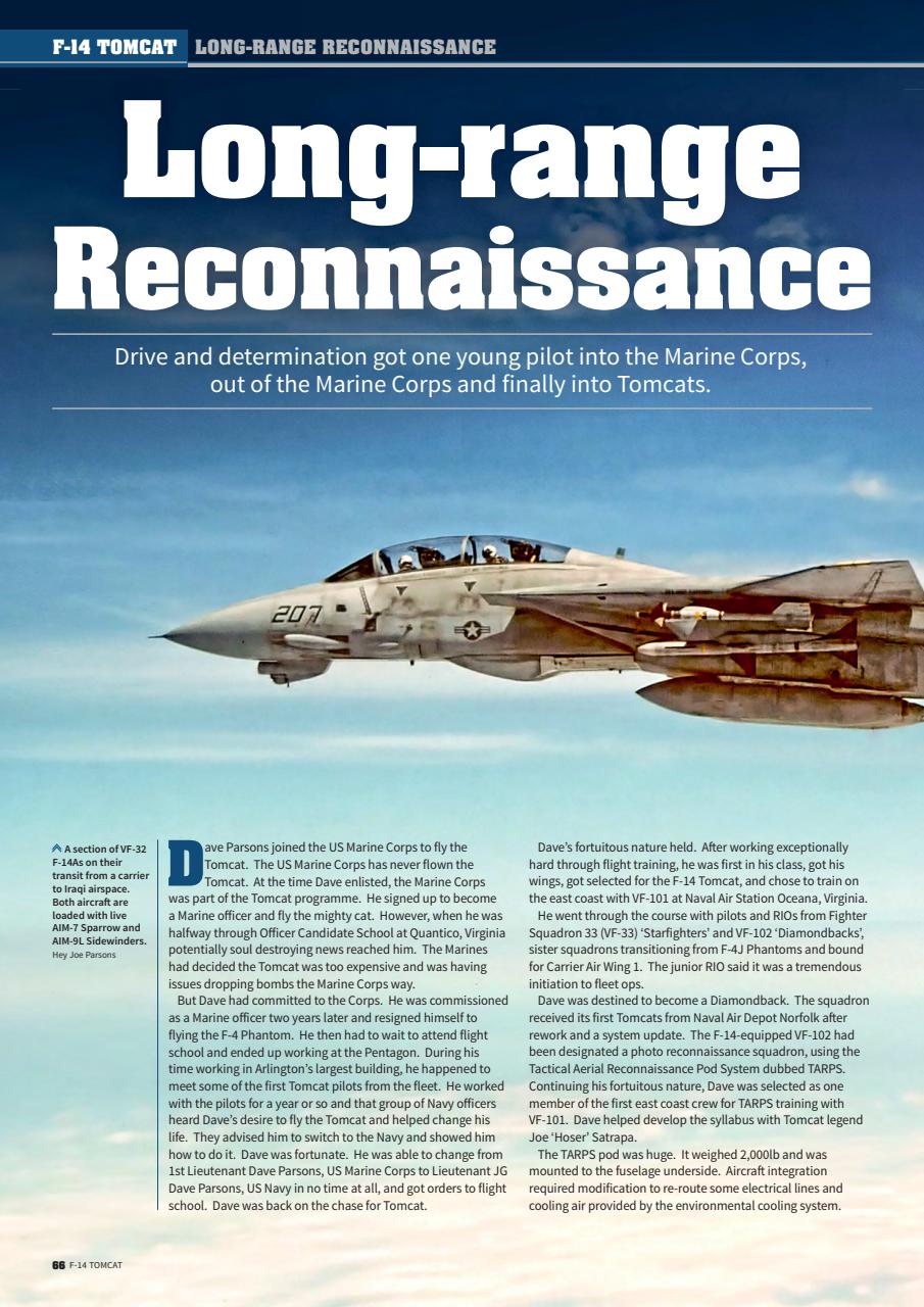 Combat Aircraft Journal Magazine - F-14 Tomcat Special Issue