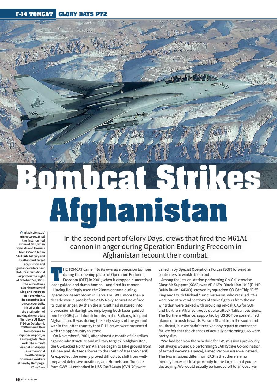 Combat Aircraft Journal Magazine - F-14 Tomcat Special Issue