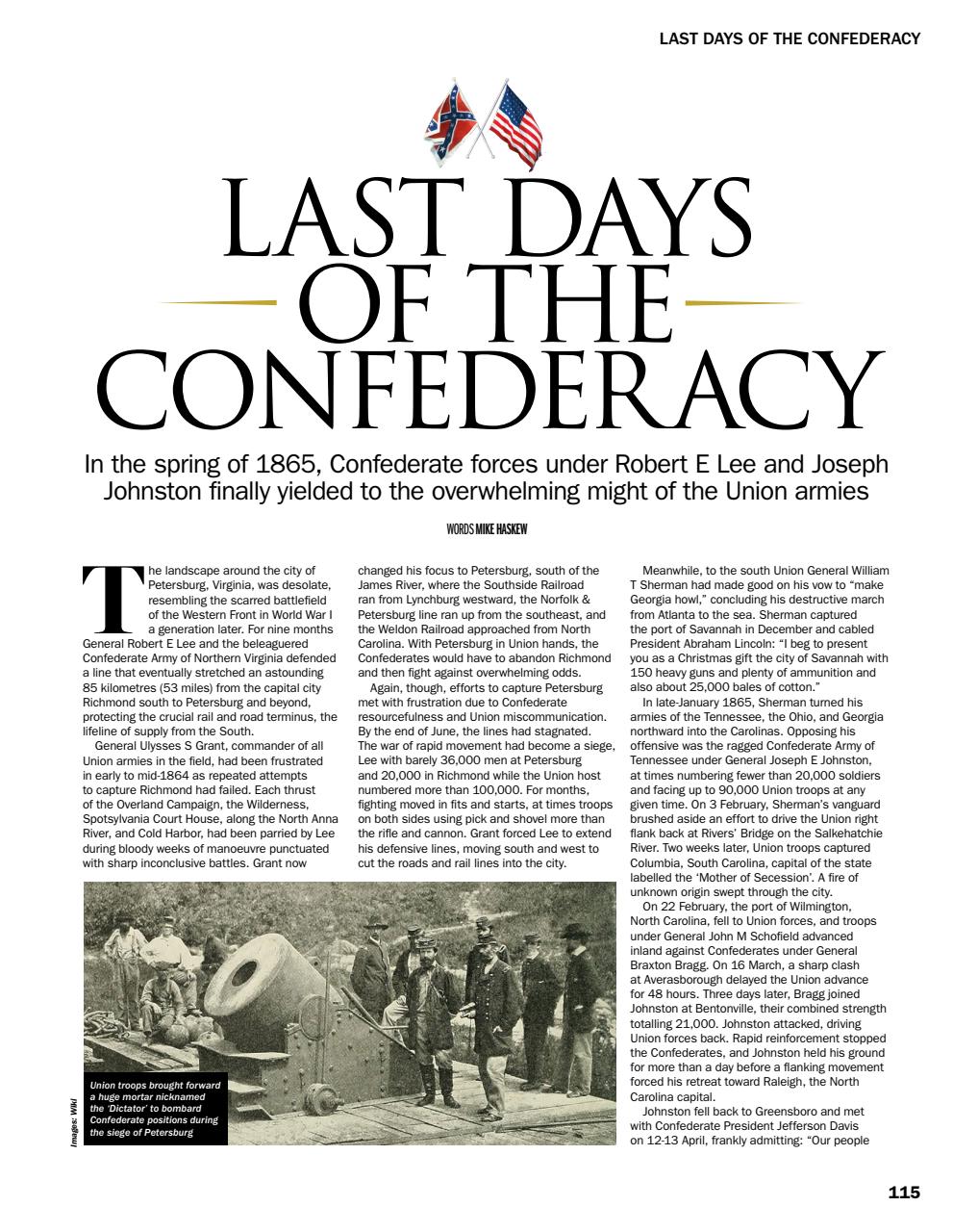 The History Anthology Magazine - Story of the American Civil War Ninth ...