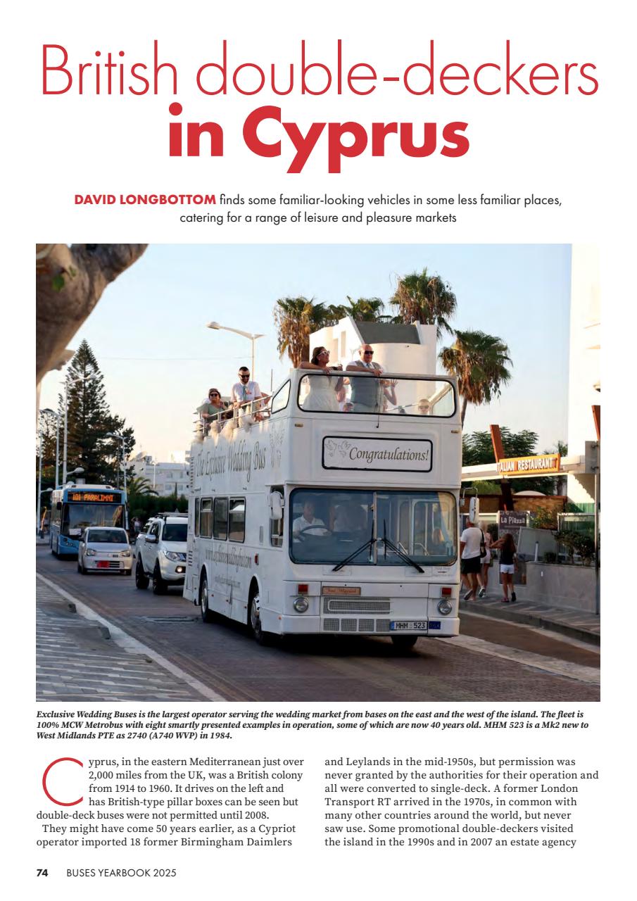 Aviation Specials Magazine - Buses Yearbook 2025 Back Issue