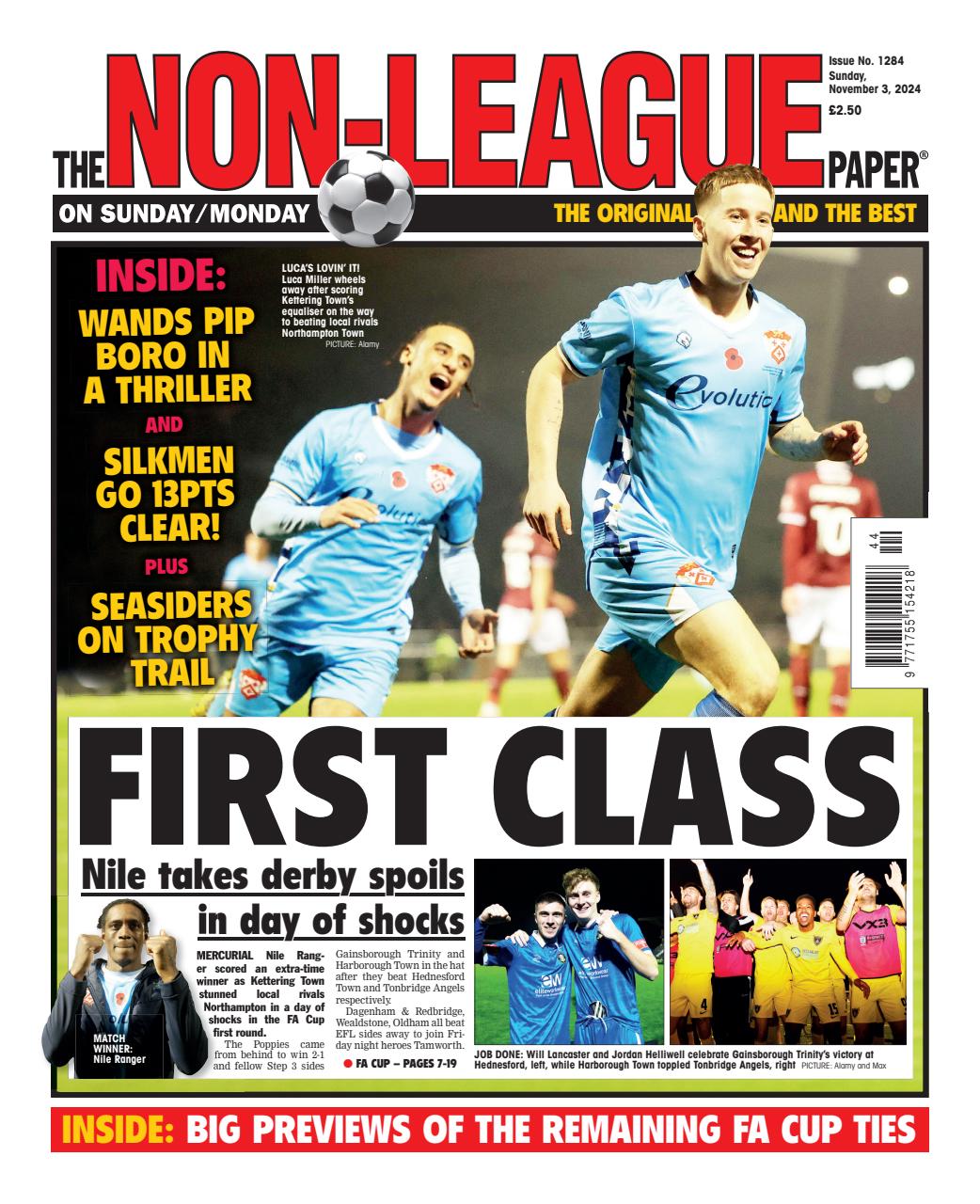 The Non-League Football Paper Magazine - 3rd November 2024 Back Issue