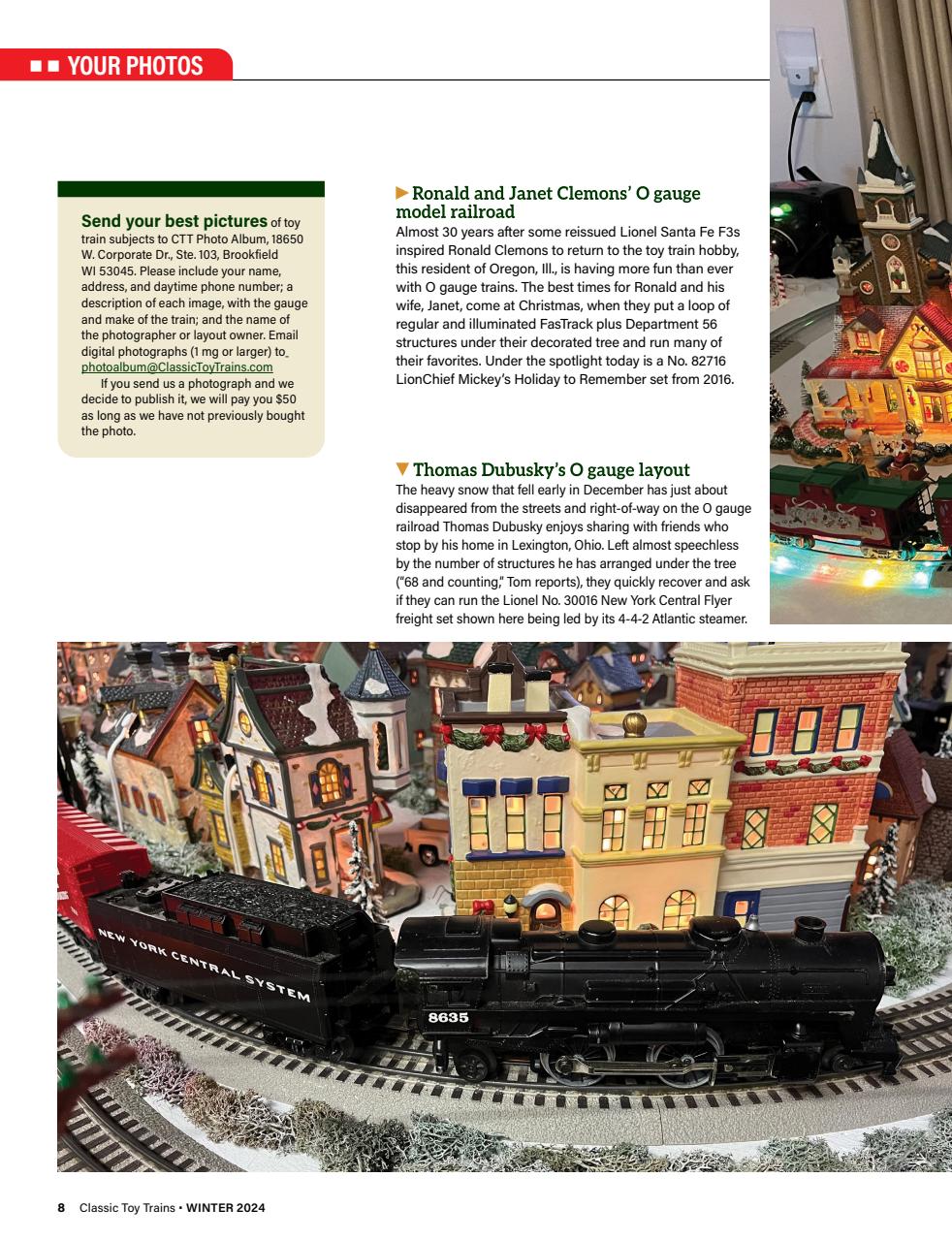 Classic Toy Trains Magazine - Winter 2024 Back Issue