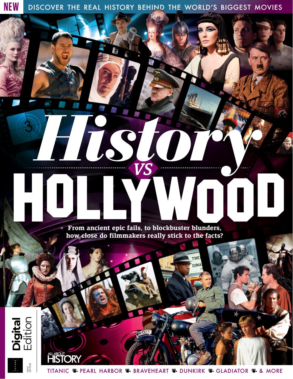 About History Bookazine - All About History History vs Hollywood First ...