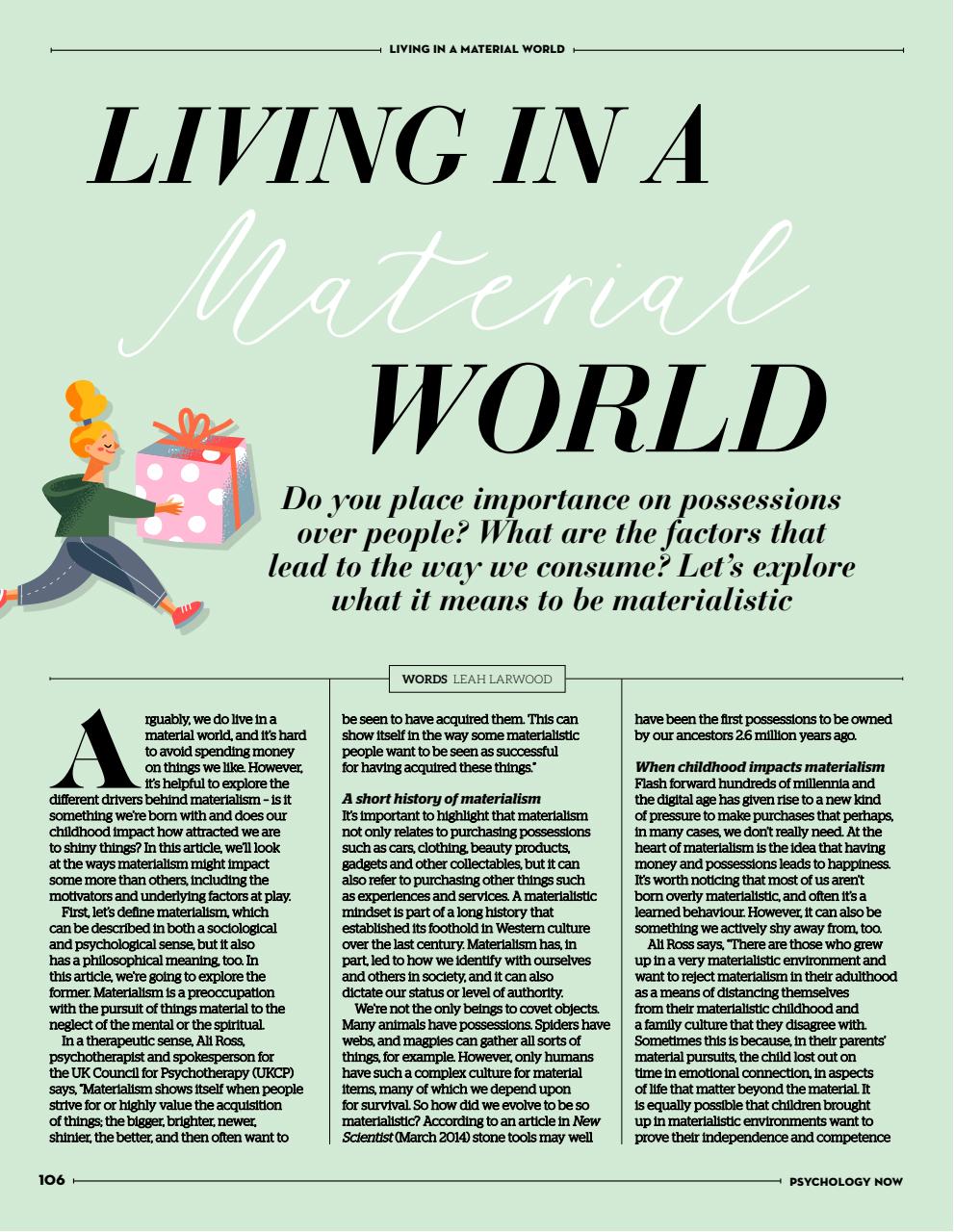 Lifestyle Bookazine - Psychology Now Volume 6 Revised Edition Back Issue