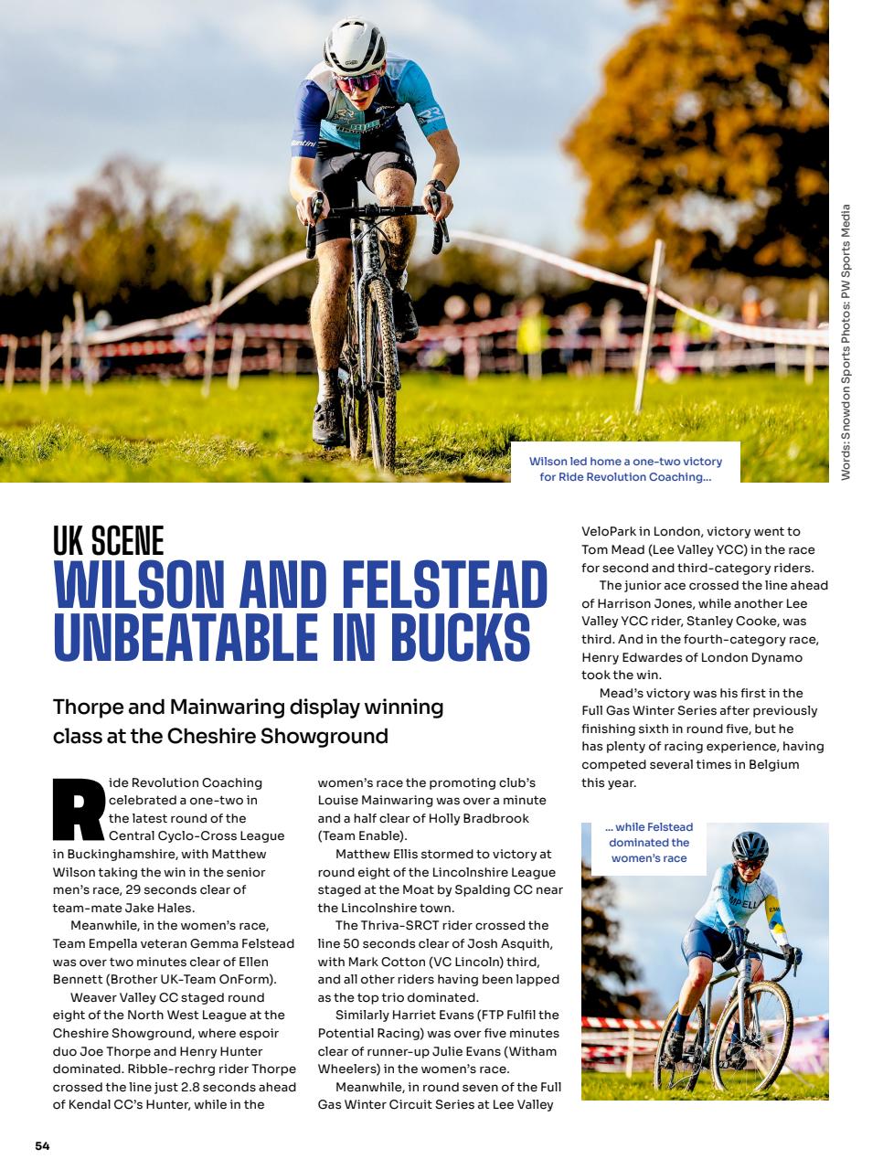 Cycling Weekly Magazine - 21 Nov 2024 Back Issue