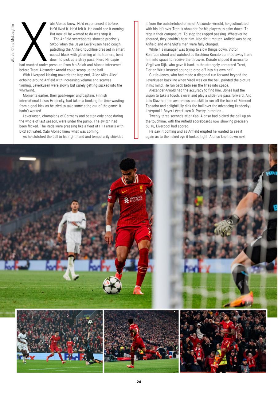 Liverpool FC Programmes - vs Real Madrid UCL 24/25 Zurück Ausgabe