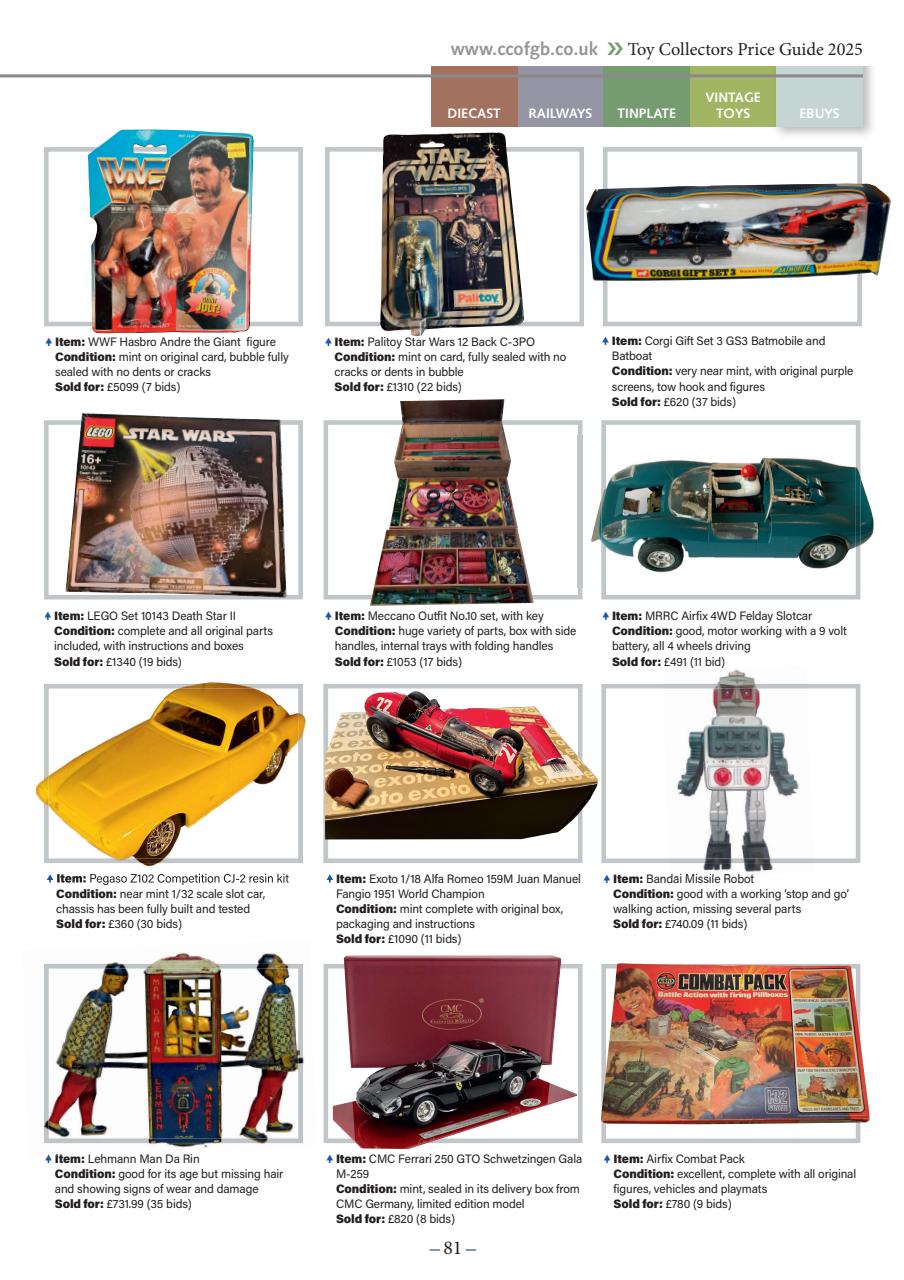 Toy Collectors Price Guide Magazine Subscriptions and Toy Collectors ...
